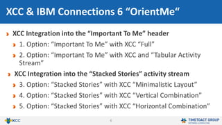 XCC & IBM Connections 6 | PPT