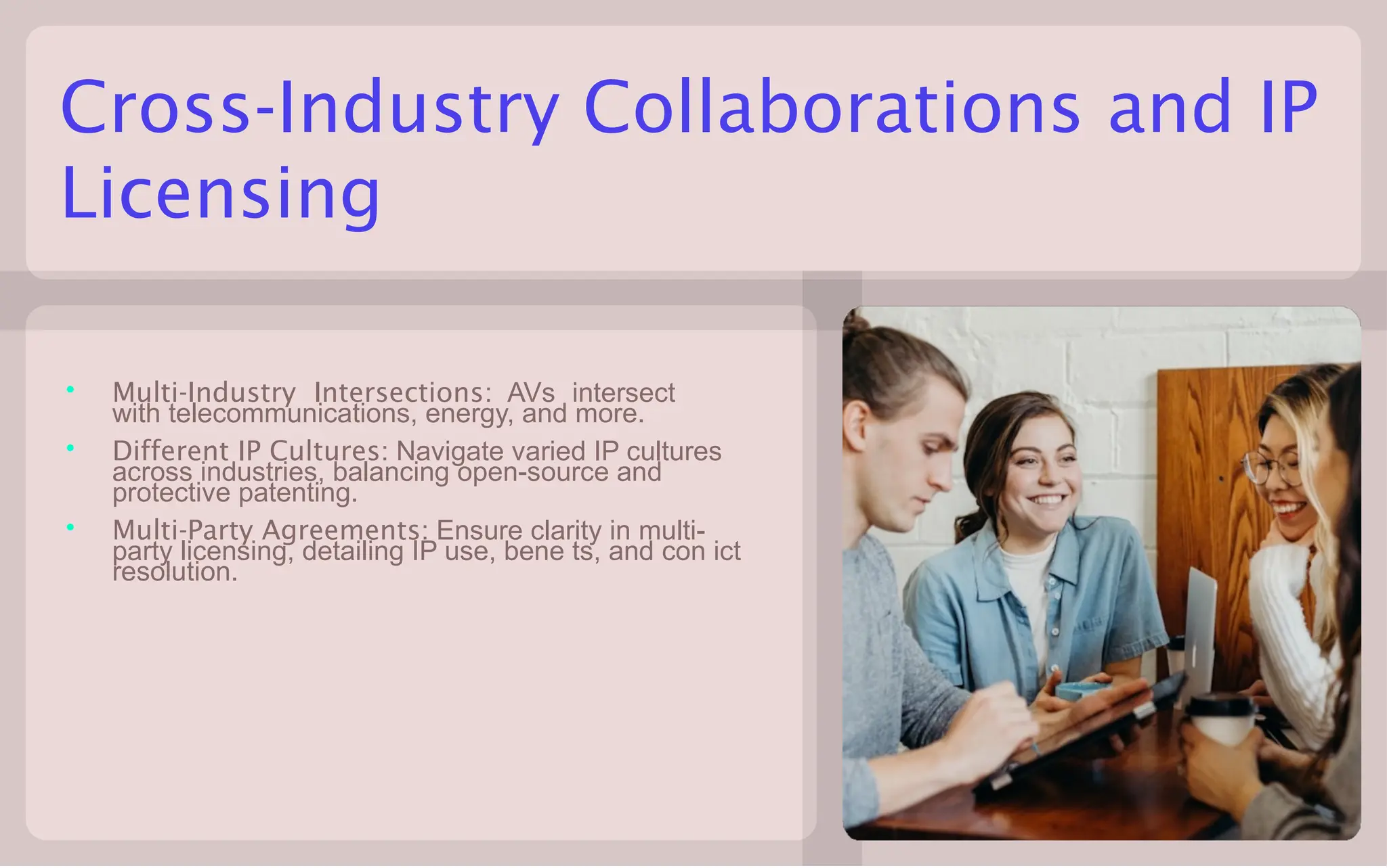 Intellectual Property Licensing in the Autonomous Vehicle | PPTX