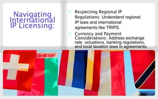 Intellectual Property Licensing in the Autonomous Vehicle | PPTX