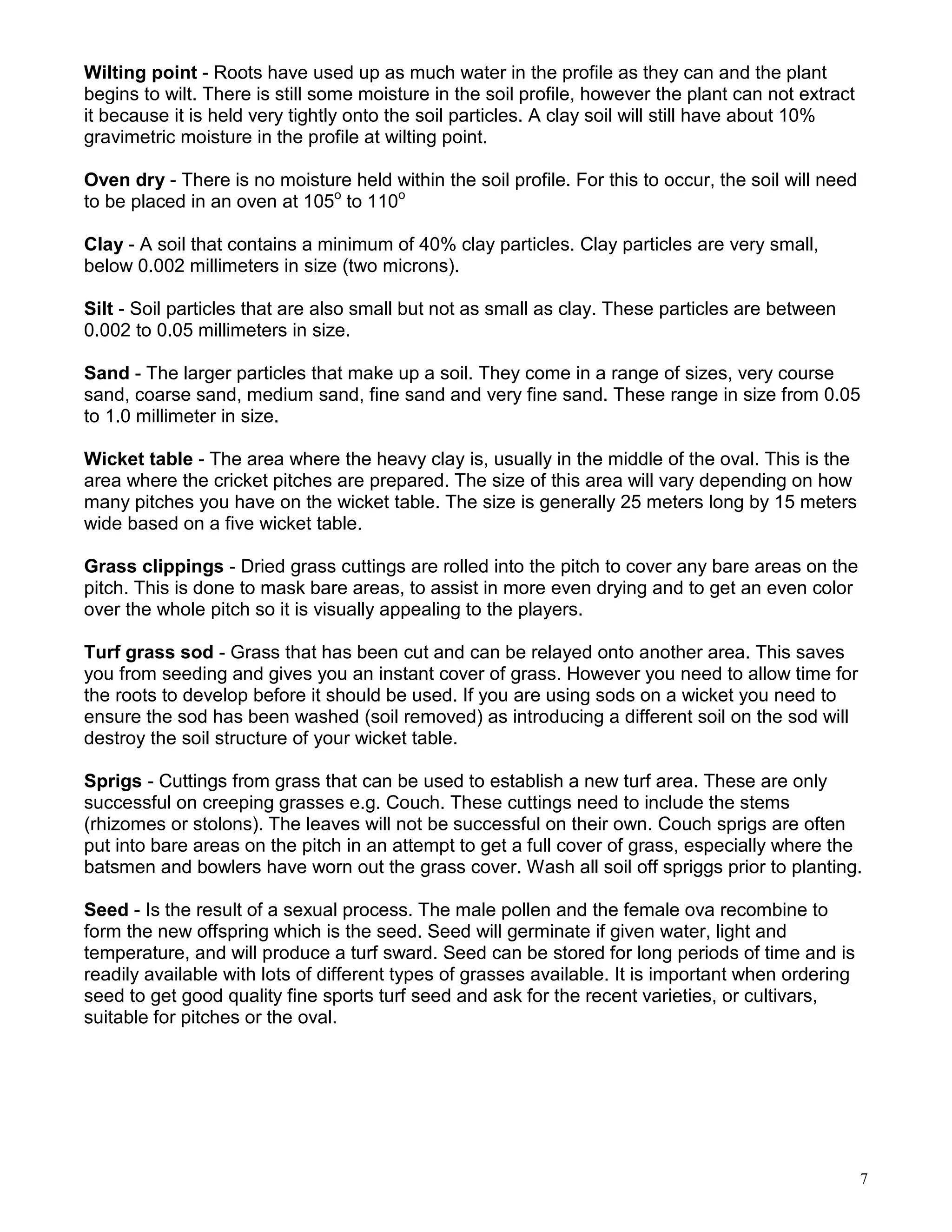 Basic guide to turf cricket pitch preparation | PDF