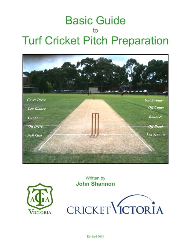 Basic guide to turf cricket pitch preparation | PDF