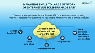 Xceednet Bandwidth Management | PPTX
