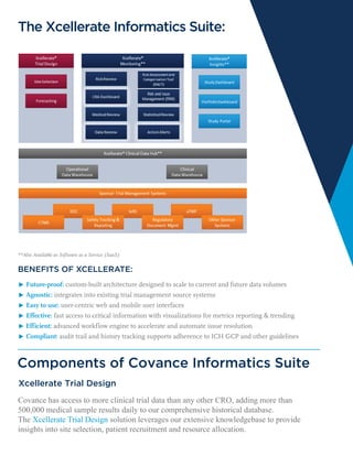 Xcellerate Brochure - Successful Clinical Trials Begin and End with the ...