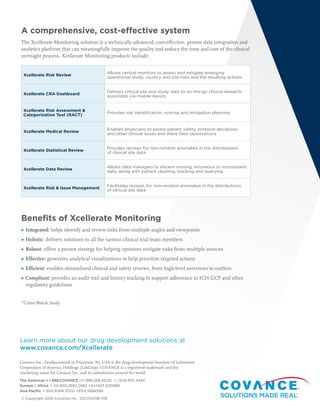 Xcellerate® Monitoring | PDF