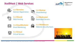 XcellHost Corporate Presentation | PPTX | Cloud Computing | Internet