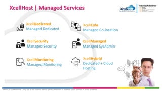 XcellHost Corporate Presentation | PPTX | Cloud Computing | Internet
