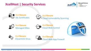 XcellHost Corporate Presentation | PPTX | Cloud Computing | Internet