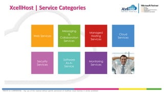 XcellHost Corporate Presentation | PPTX | Cloud Computing | Internet