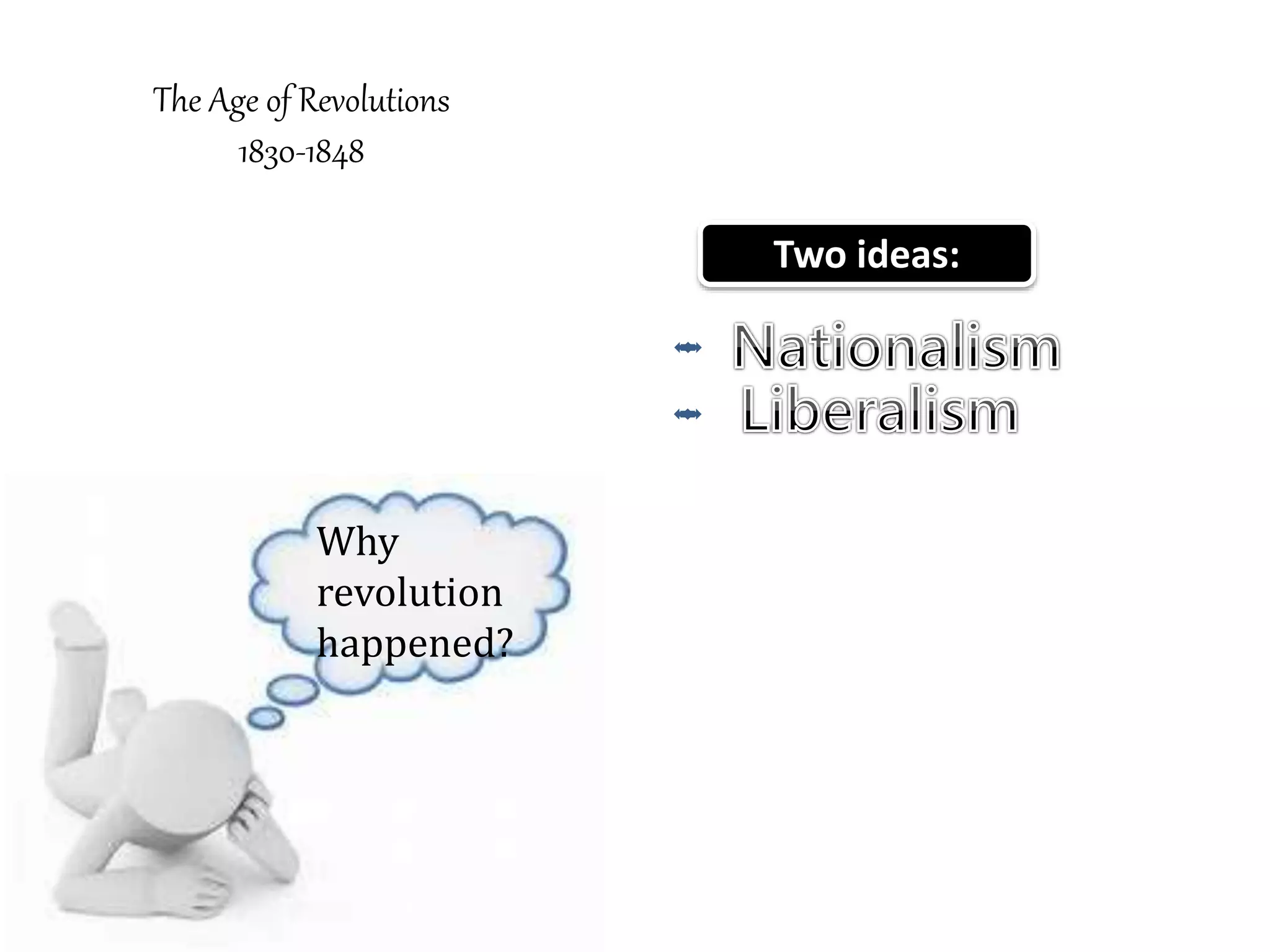 The age of revolutions: 1830-1848 | PPTX