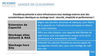 Cloud Array : Exploitez le stockage Cloud en toute simplicité | PPT