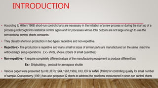 Economic design of X chart for short run production | PPT