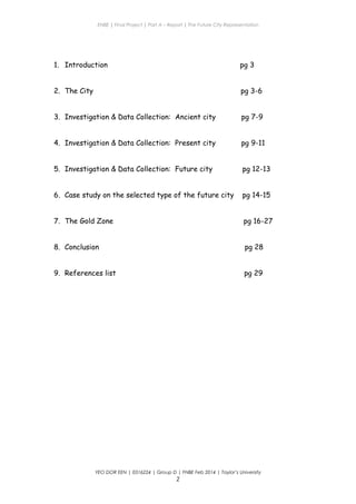 ENBE X-city report - The Gold Zone | PDF