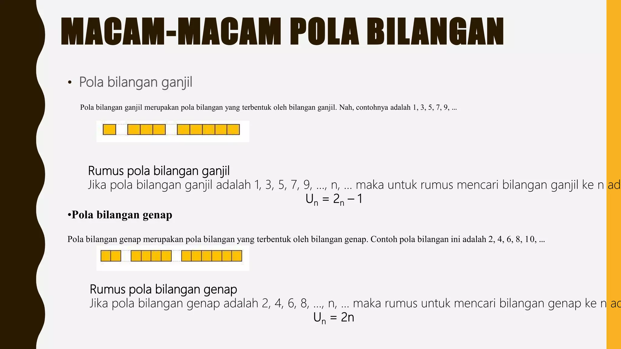 Pola bilangan kls_8 | PPTX