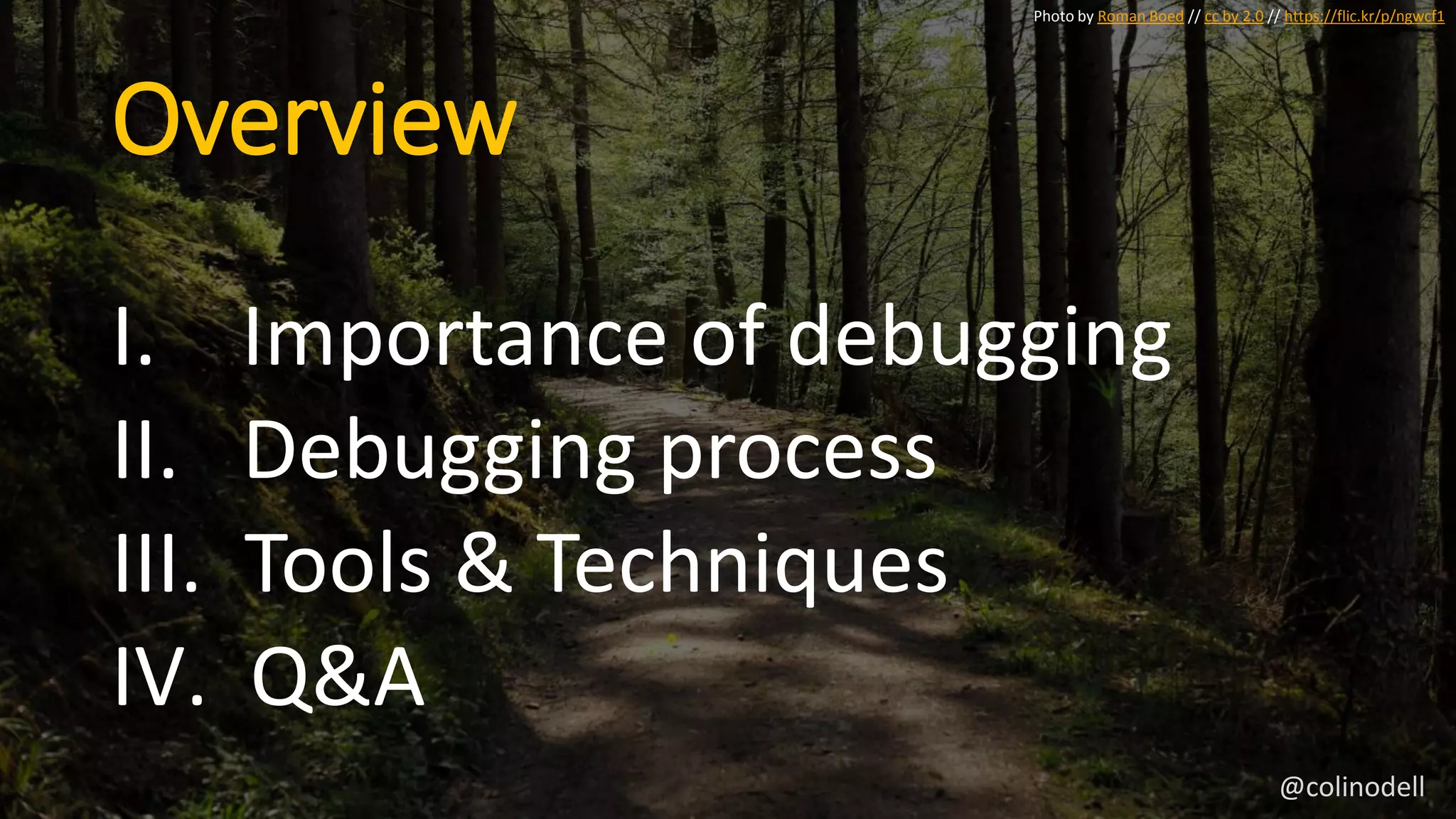 Debugging Effectively - ConFoo Montreal 2019 | PPT