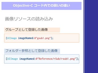 Xcode グループとフォルダー参照 #yhios | PPT