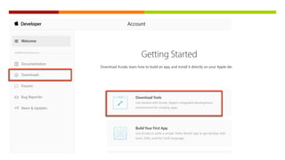Xcode install Guide | PPT