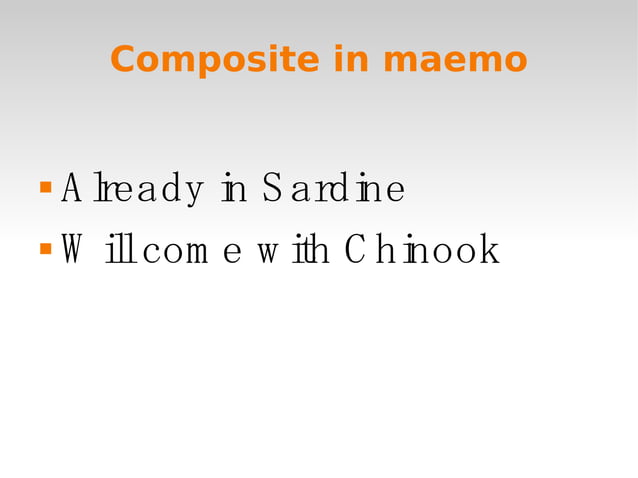 XComposite on Internet Tables | PPT