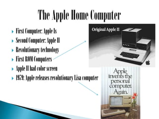 The Apple Home Computer | PPT