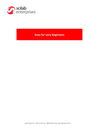Xcos for very beginners | PDF