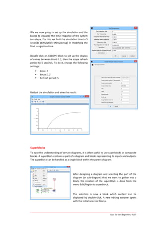 Xcos for very beginners | PDF