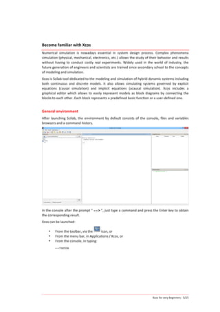 Xcos for beginners | PDF