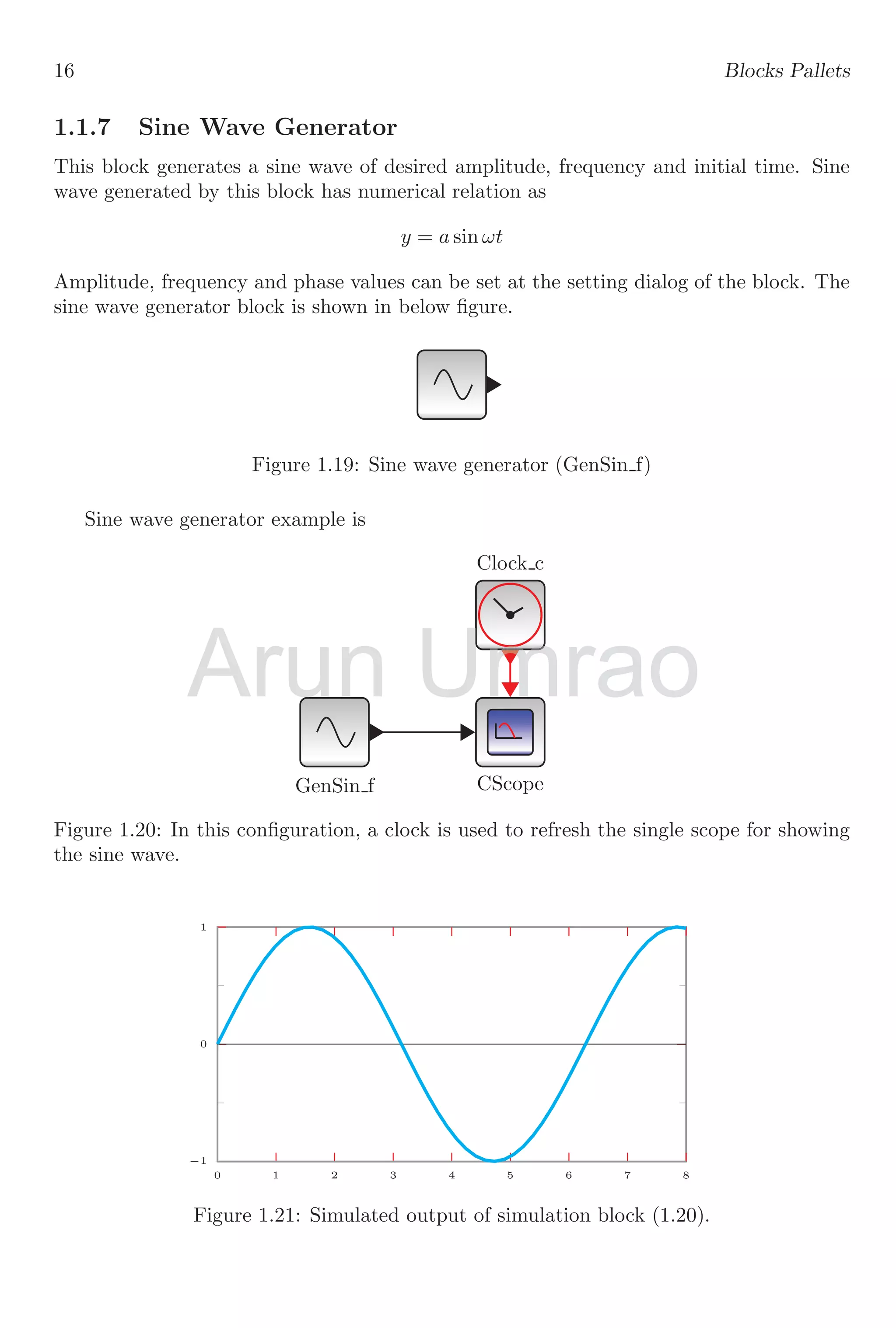 Notes and Description for Xcos Scilab Block Simulation with Suitable ...