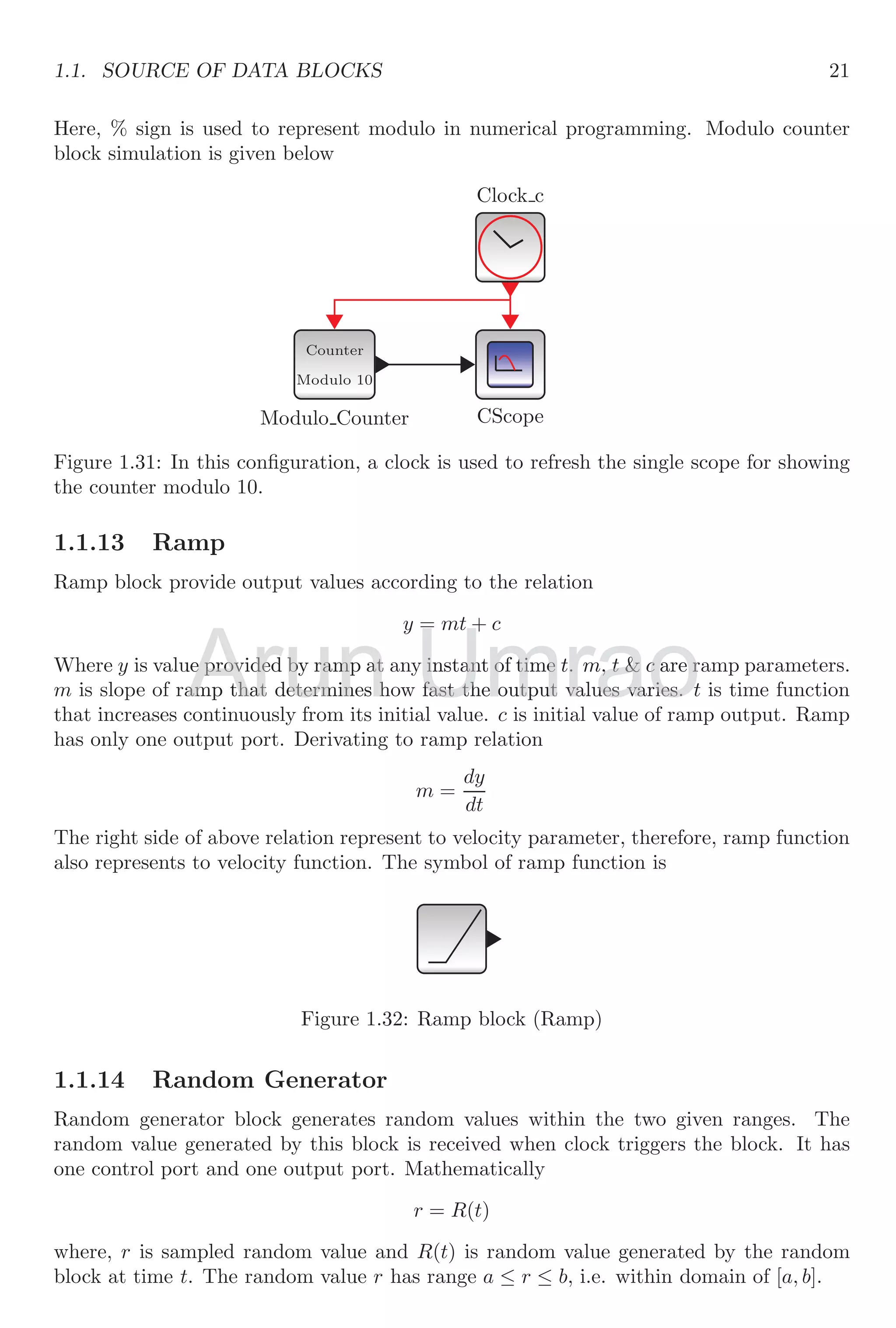 Notes and Description for Xcos Scilab Block Simulation with Suitable ...
