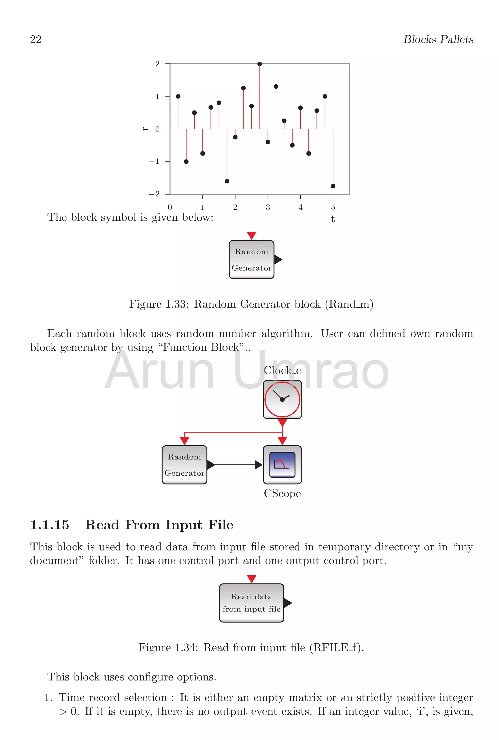 Notes and Description for Xcos Scilab Block Simulation with Suitable ...