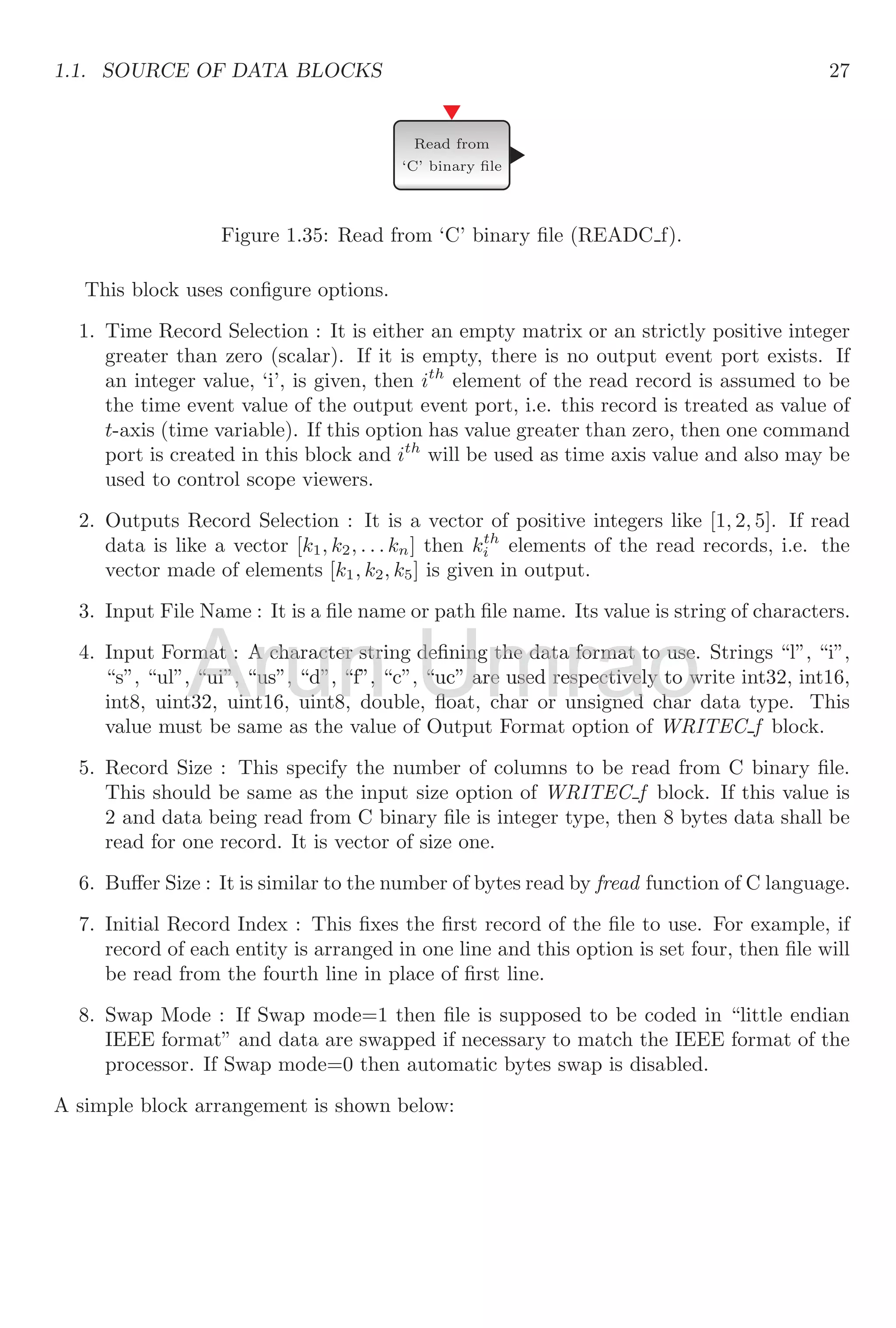 Notes and Description for Xcos Scilab Block Simulation with Suitable ...