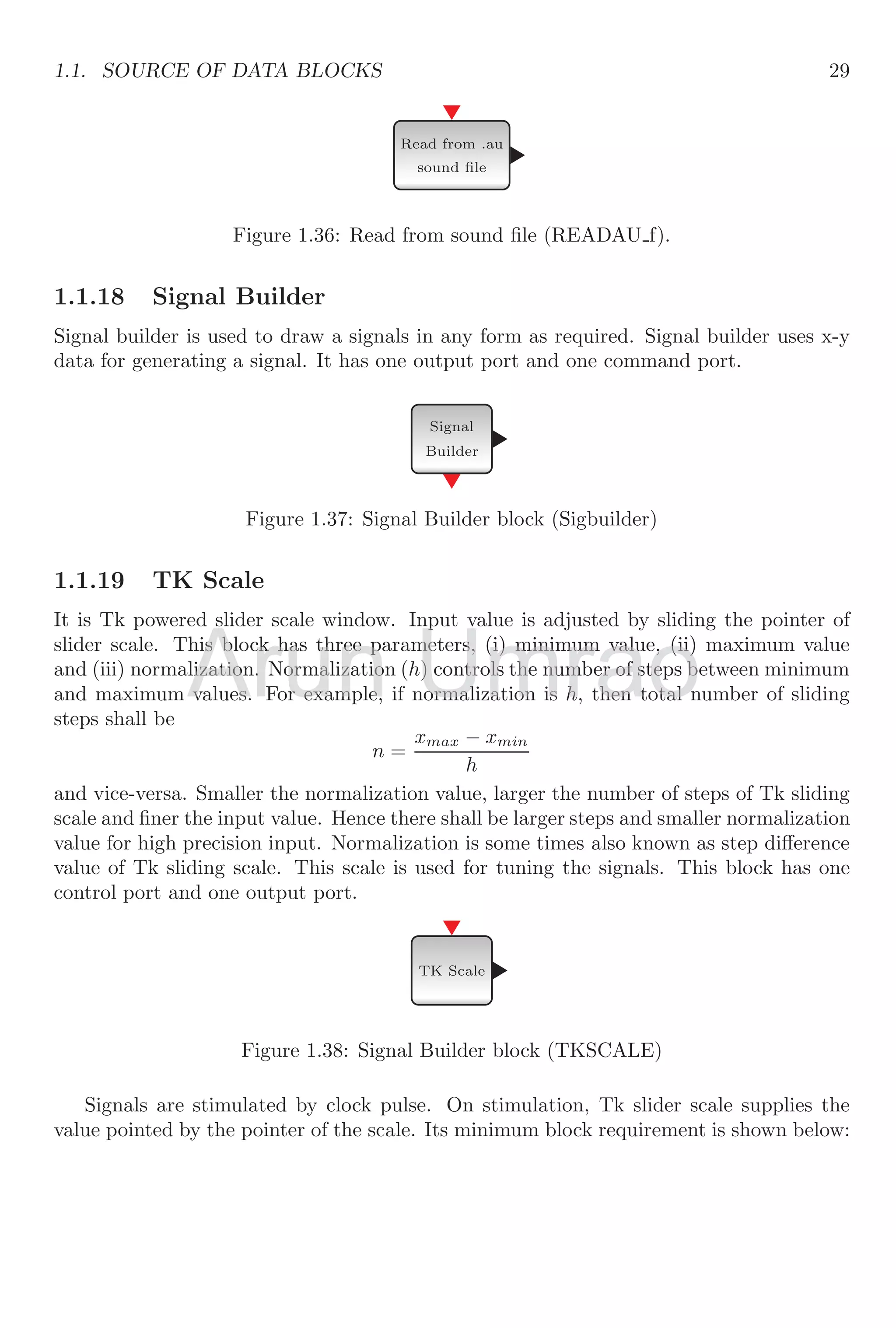 Notes and Description for Xcos Scilab Block Simulation with Suitable ...