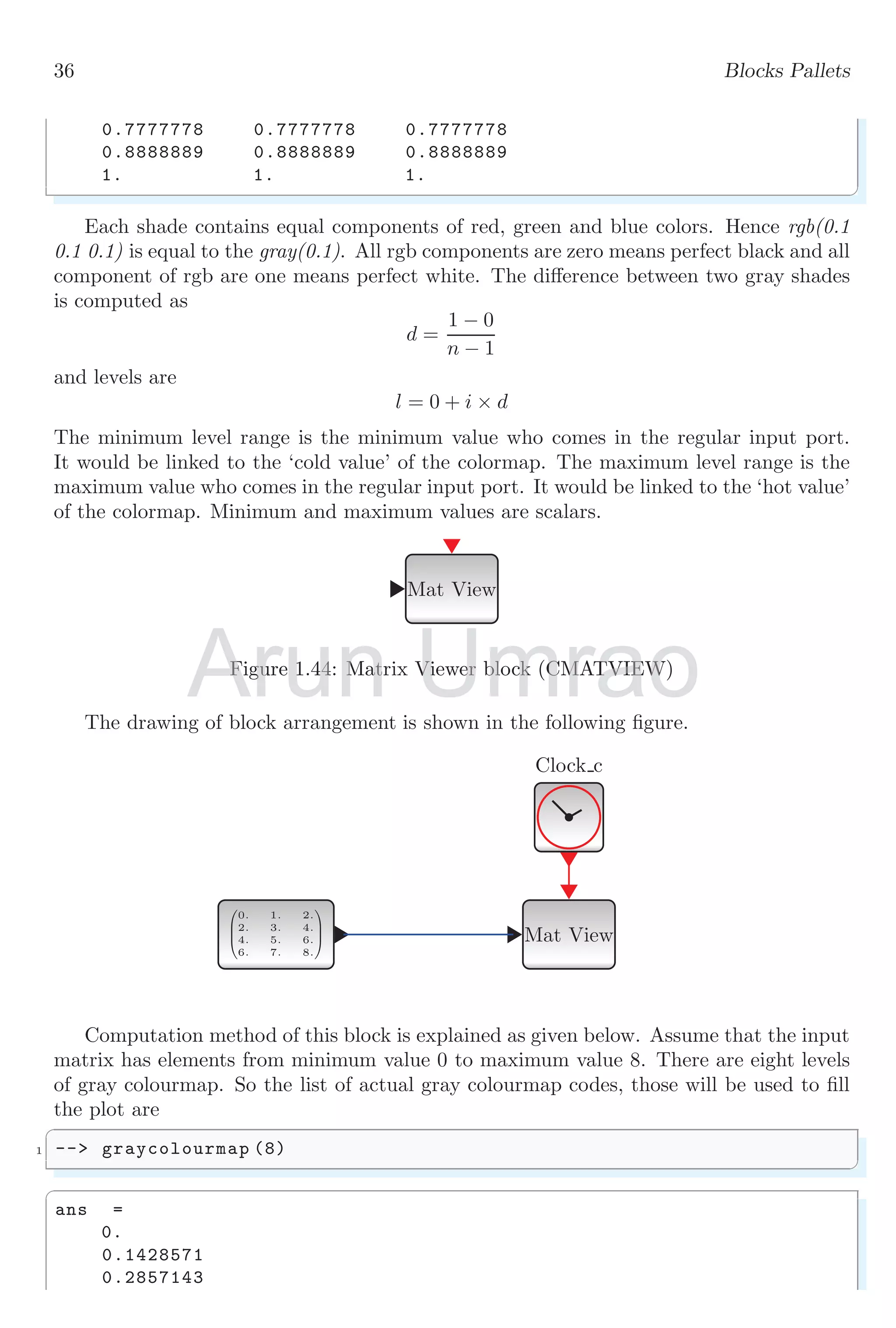 Notes and Description for Xcos Scilab Block Simulation with Suitable ...