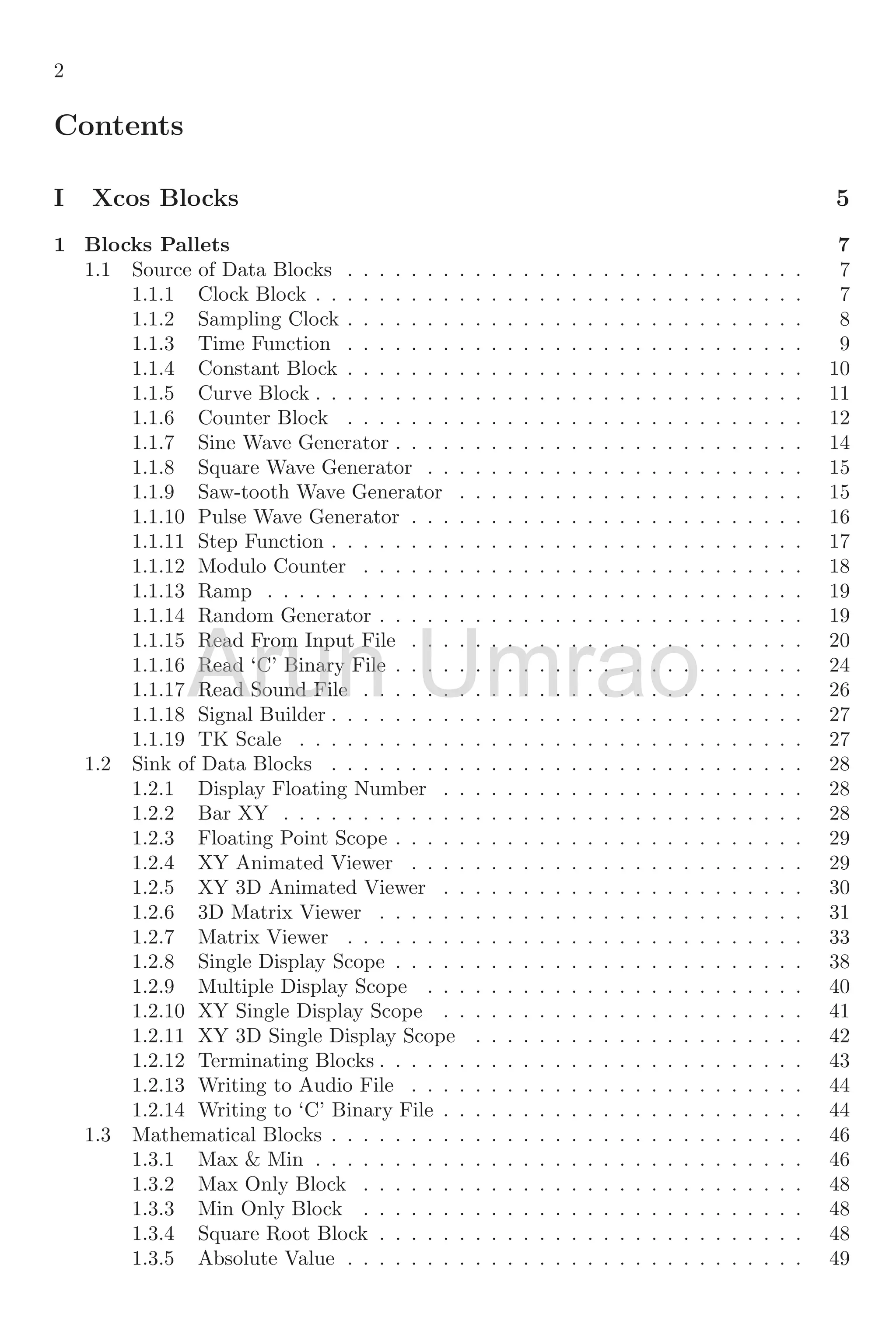 Xcos simulation | PDF