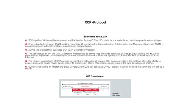 XCP - Protocol Introduction in Automotive | PPTX