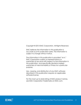 xCP2 0 Performance Best Practices and Guidelines | PDF
