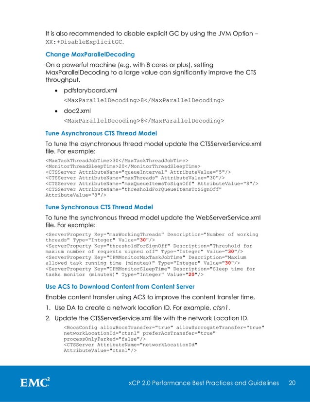 xCP2 0 Performance Best Practices and Guidelines | PDF