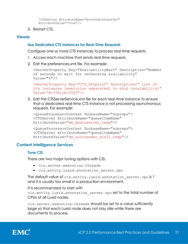 xCP2 0 Performance Best Practices and Guidelines | PDF