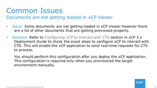 EMC Documentum - xCP 2.x Troubleshooting | PDF