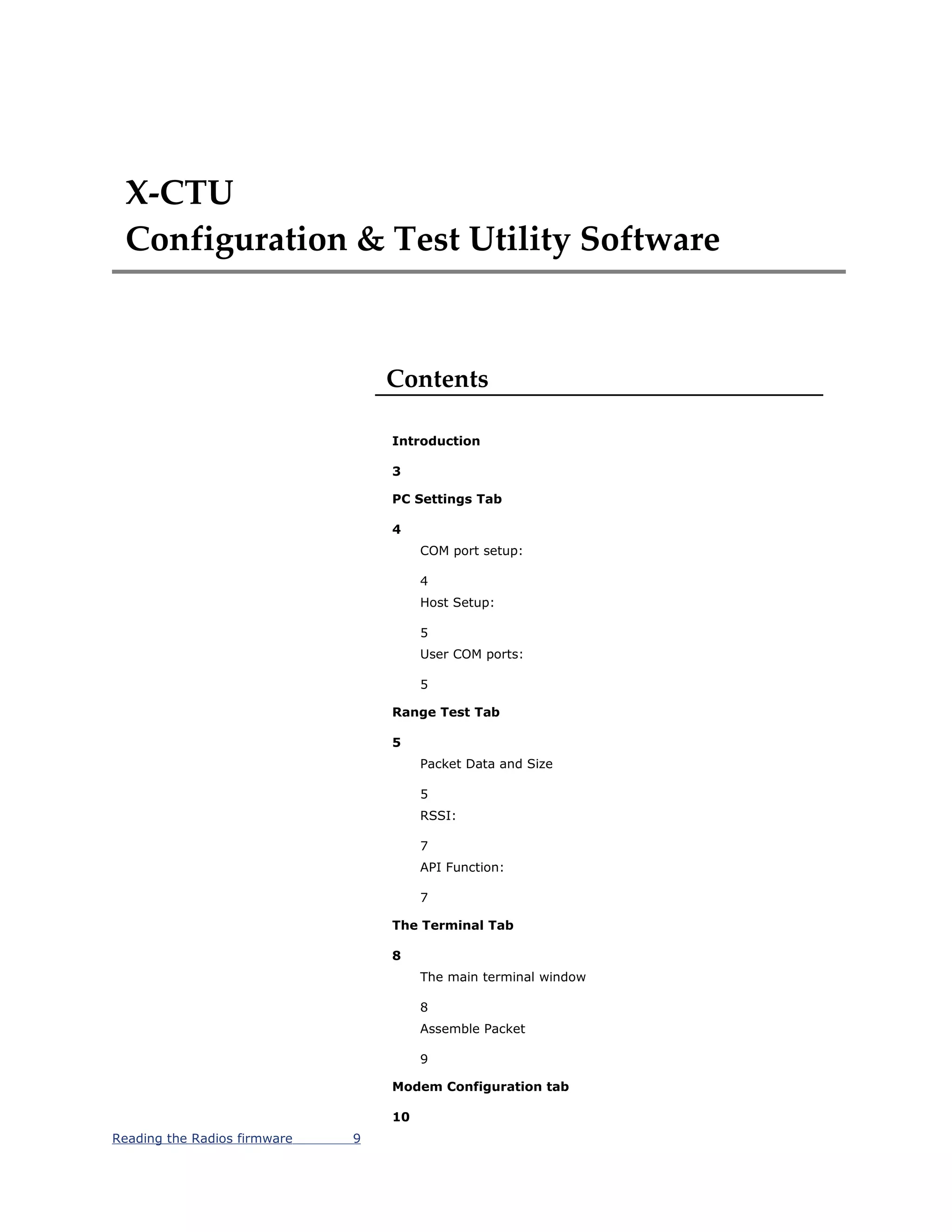 Xctu manual | PDF