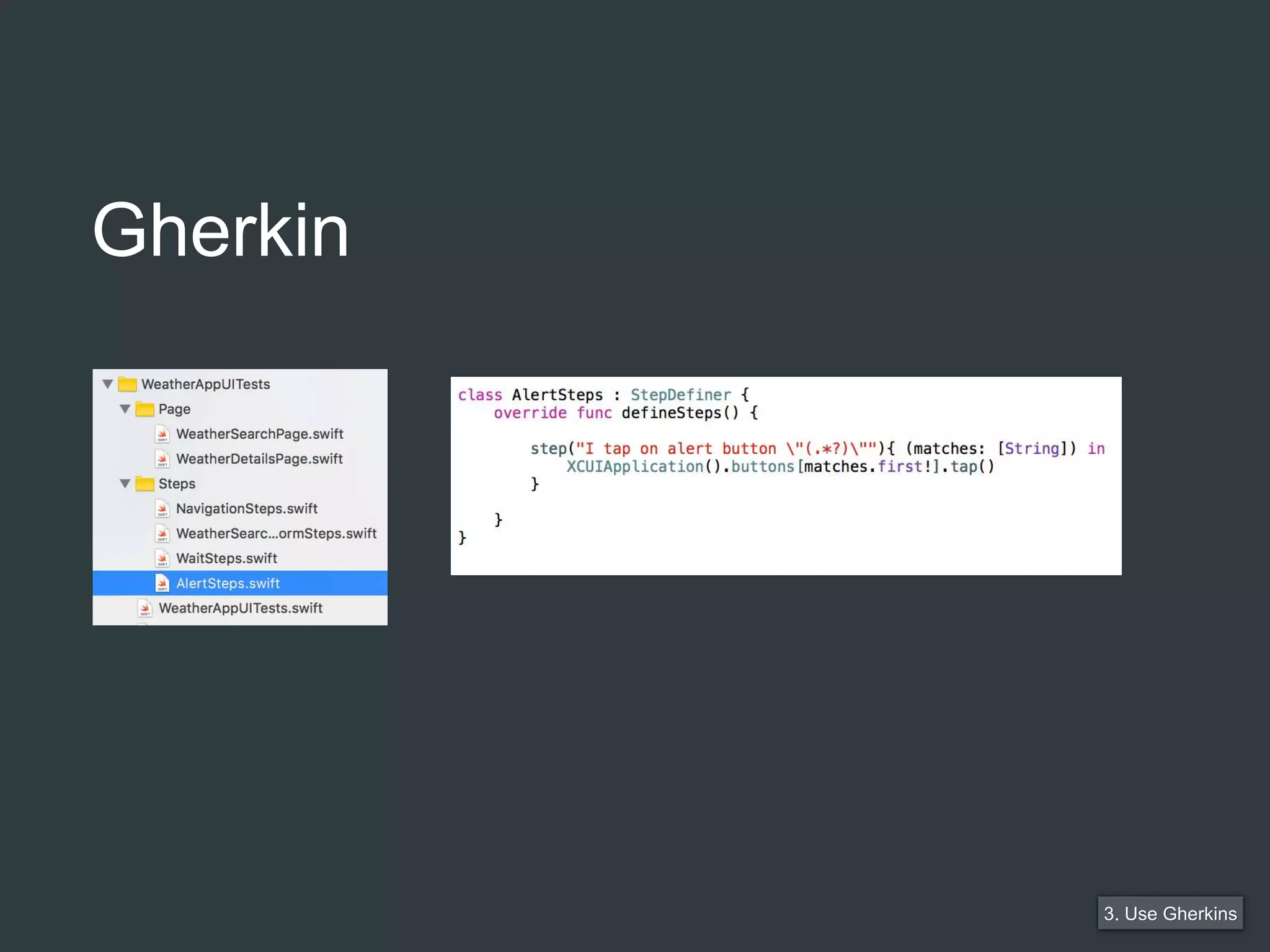 iOS Automation: XCUITest + Gherkin | PPTX