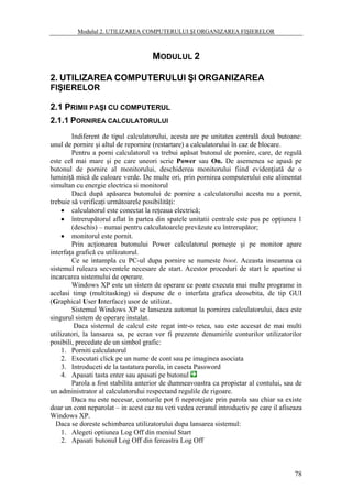 curs utilizarea-calculatorului | PDF