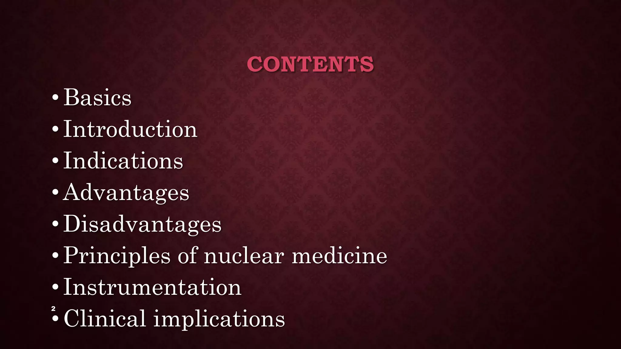 Nuclear imaging | PPTX