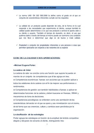 Gurus de la Calidad | DOCX