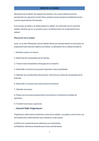 Gurus de la Calidad | DOCX