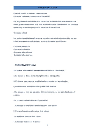 Gurus de la Calidad | DOCX