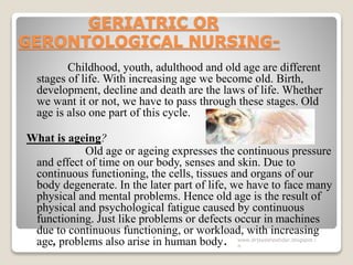 Geriatric care | PPT