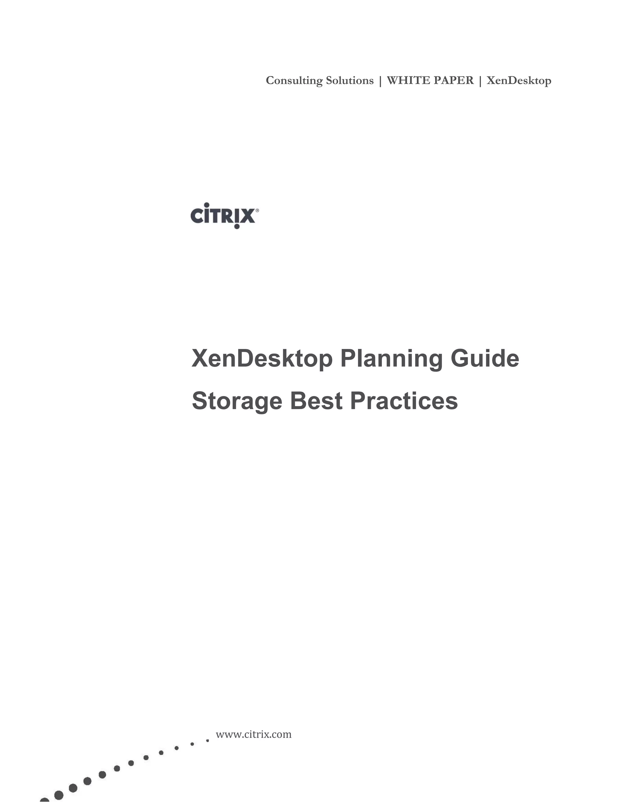 Xd planning guide - storage best practices | PDF