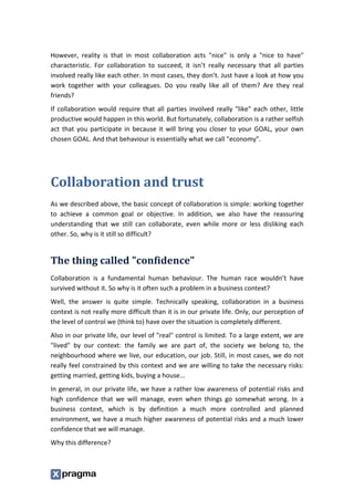 Collaboration as it really is - Working together, alone | PDF