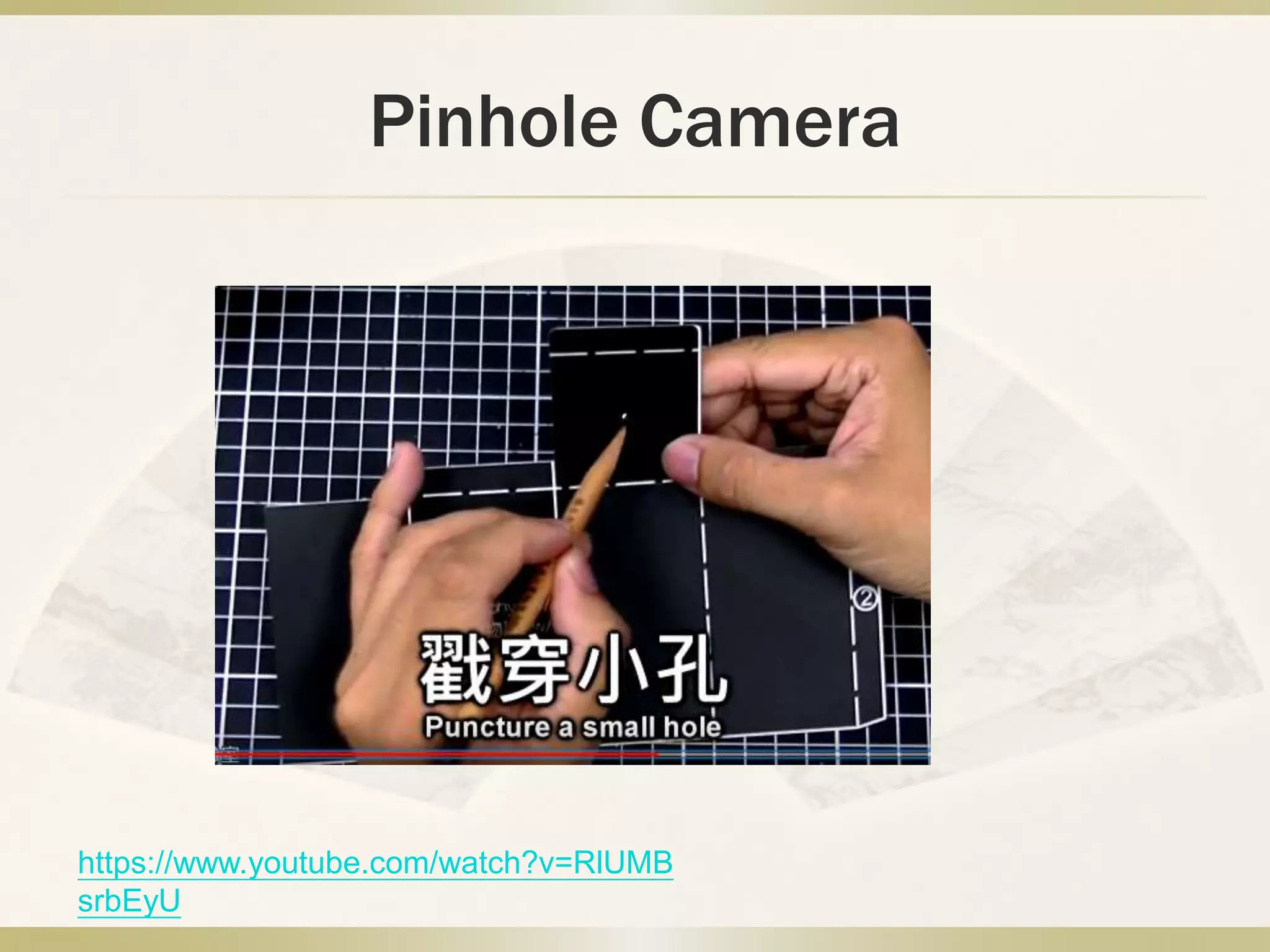 OpenCV Pinhole camera model introduction | PPTX | Cameras and ...
