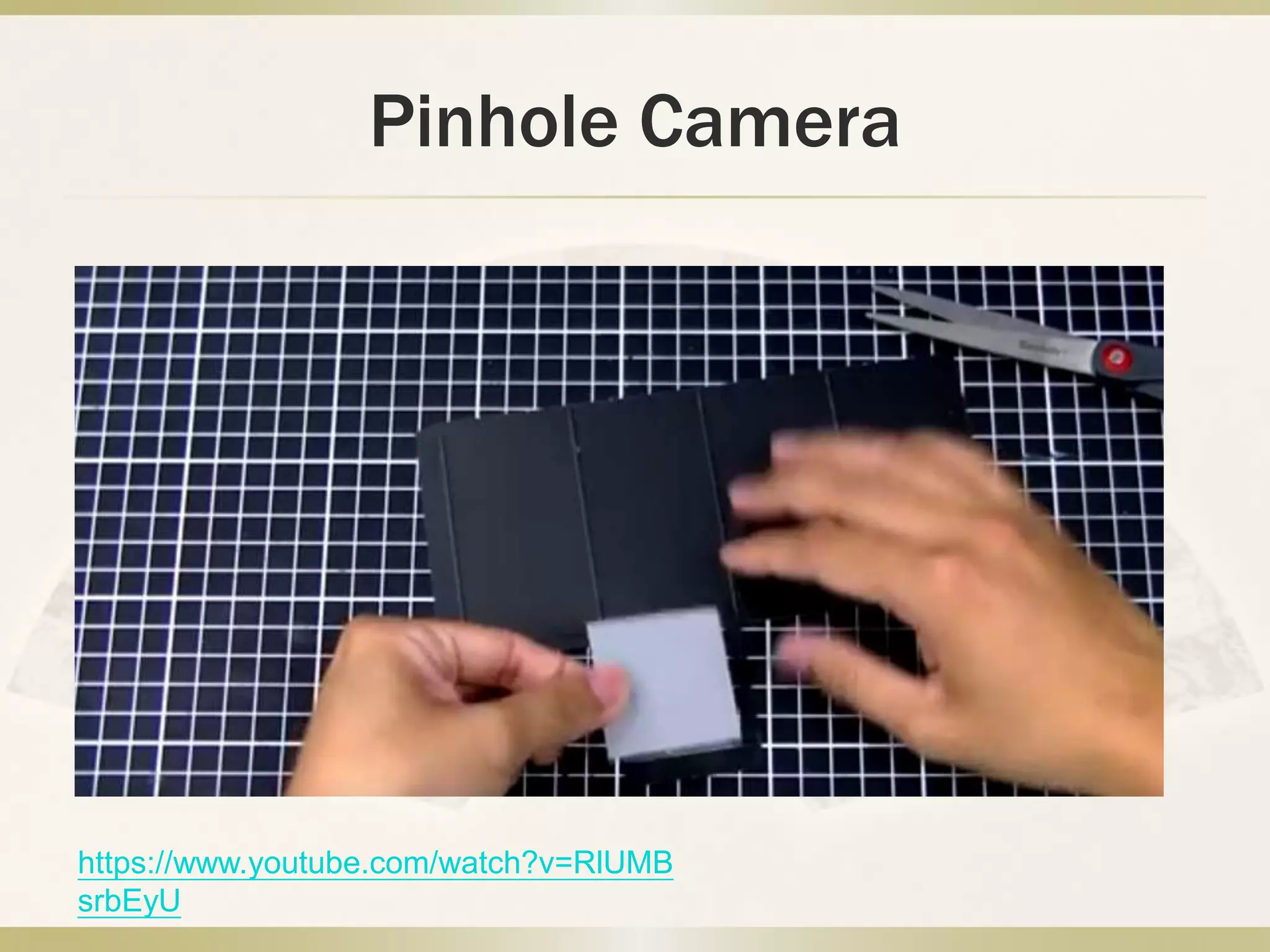 OpenCV Pinhole camera model introduction | PPTX | Cameras and ...