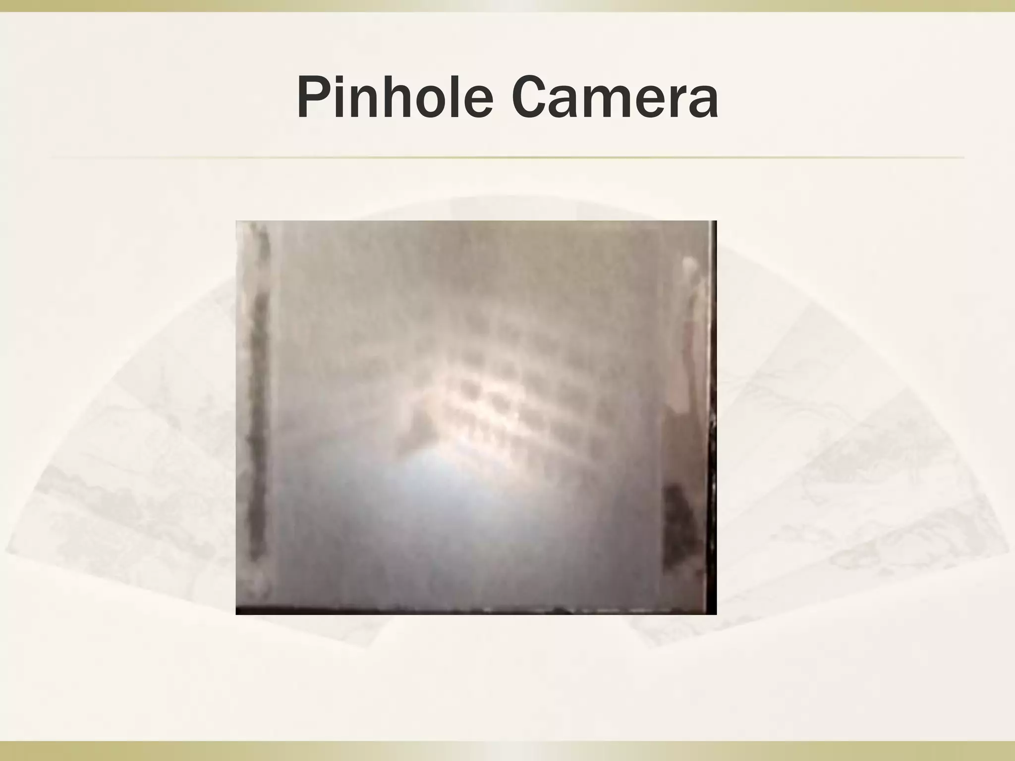 OpenCV Pinhole camera model introduction | PPTX | Cameras and ...